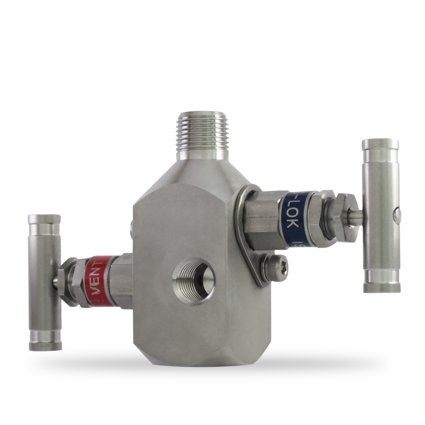 Manifold 2 vias de 3/8" Macho-Hembra roscada NPT – S-LOK México